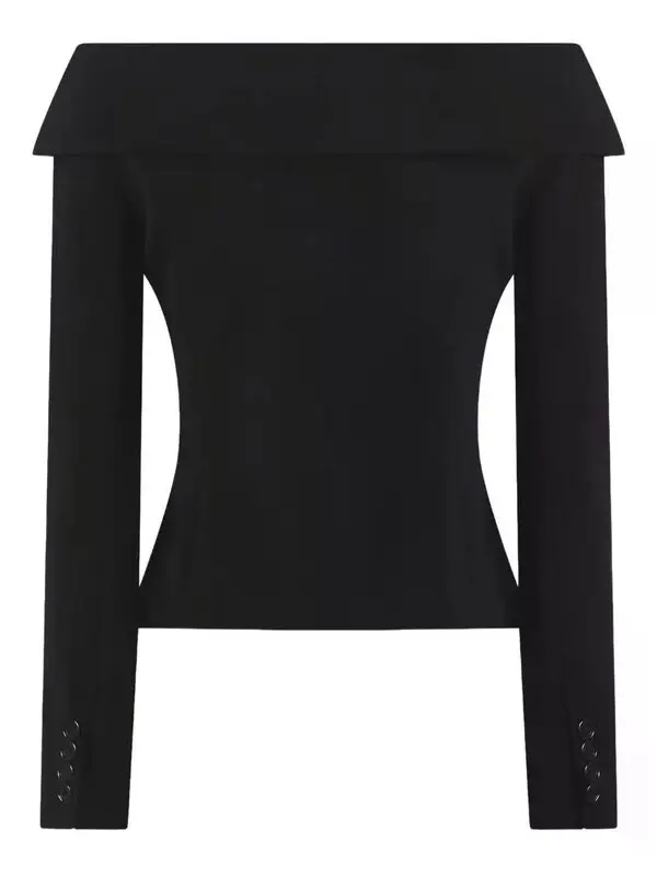 Pinko Off-shoulder Buttoned Jacket
