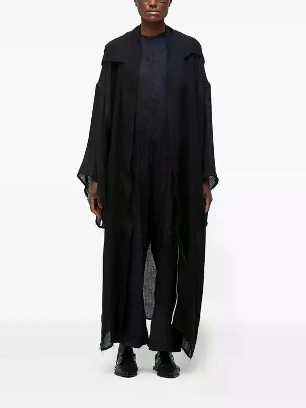 OSKLEN Hooded Frayed Coat