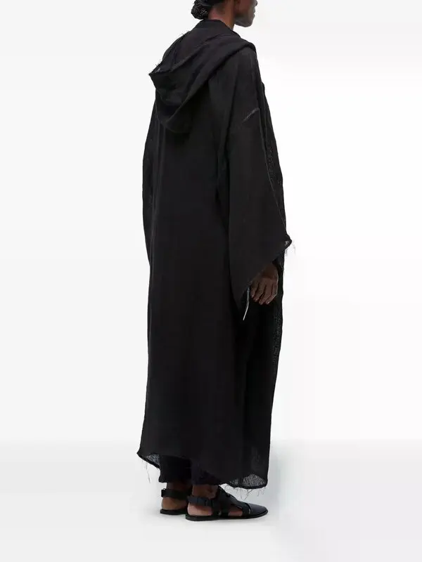 OSKLEN Hooded Frayed Coat