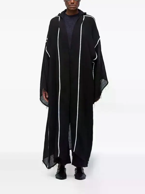 OSKLEN Hooded Frayed Coat