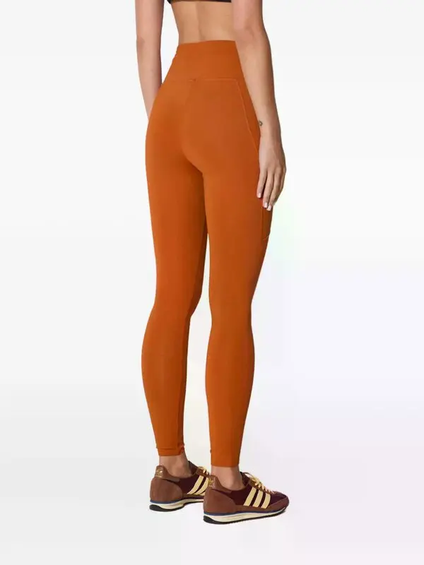 Fjallraven Elasticated-waistband Leggings - Orange