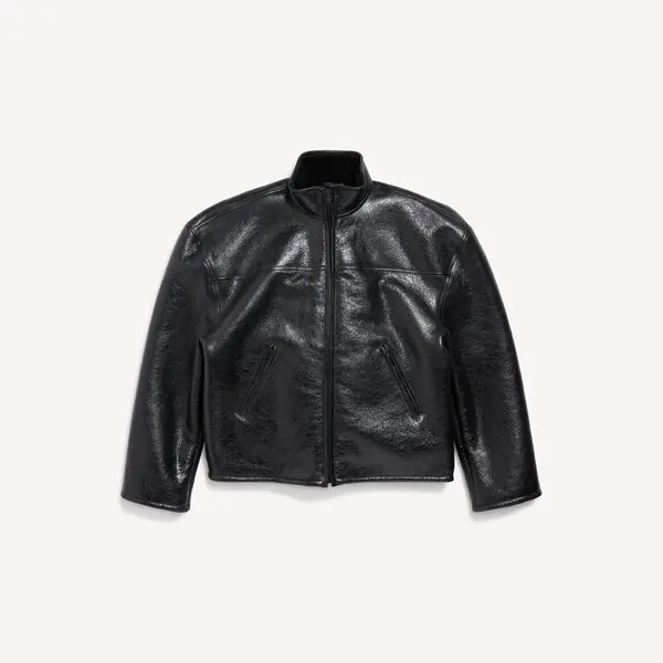 Balenciaga Shearling Zip-up Jacket