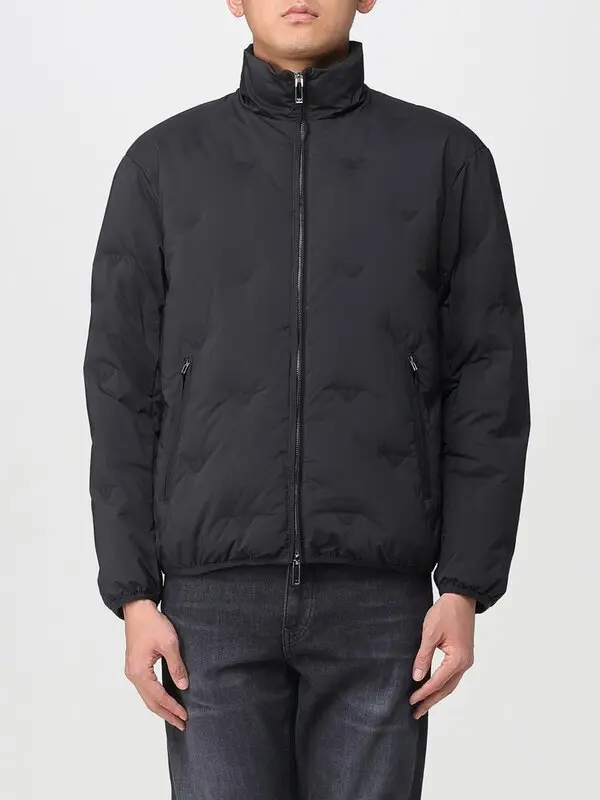 Emporio Armani Quilted Puffer Jacket - Black
