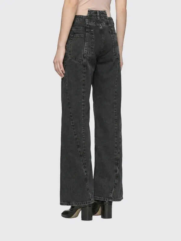 MAISON MARGIELA Wide Leg Jeans - Black
