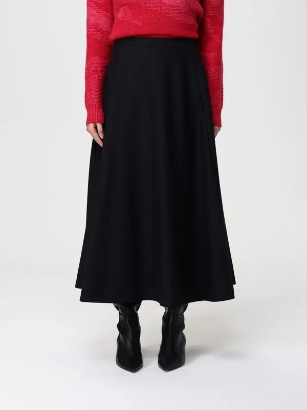 Add A-line Skirt - Black
