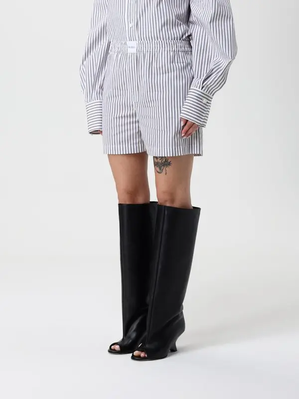 Attico Striped Shorts
