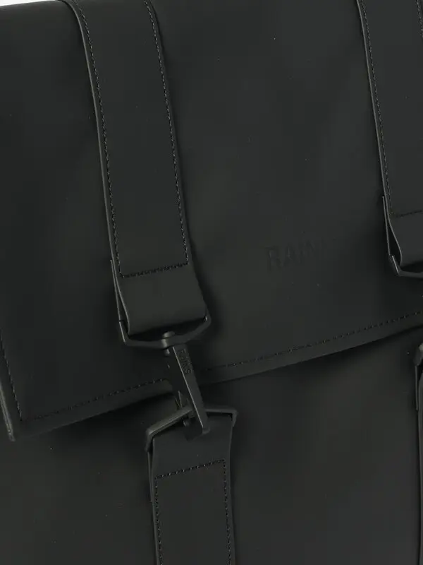 Rains Msn Waterproof Pu Backpack - Black