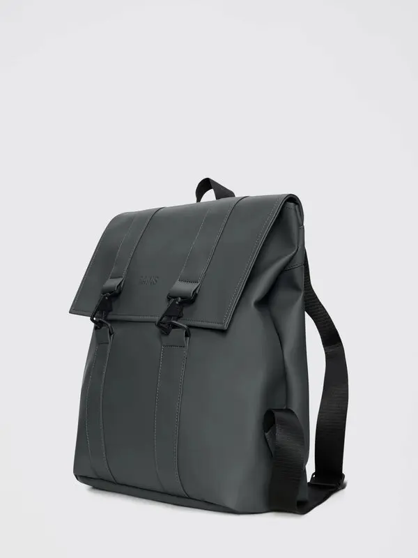 Rains Msn Waterproof Pu Backpack - Grey