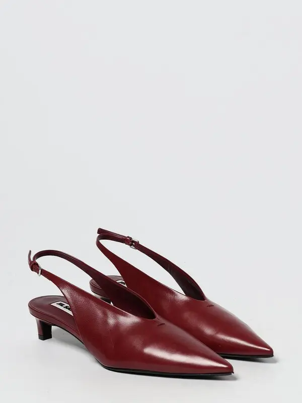 JIL SANDER Slingback Pumps - Red