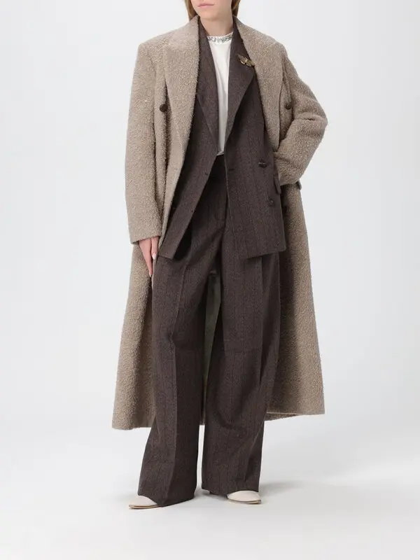 GOLDEN GOOSE Wide Leg Pants - Brown