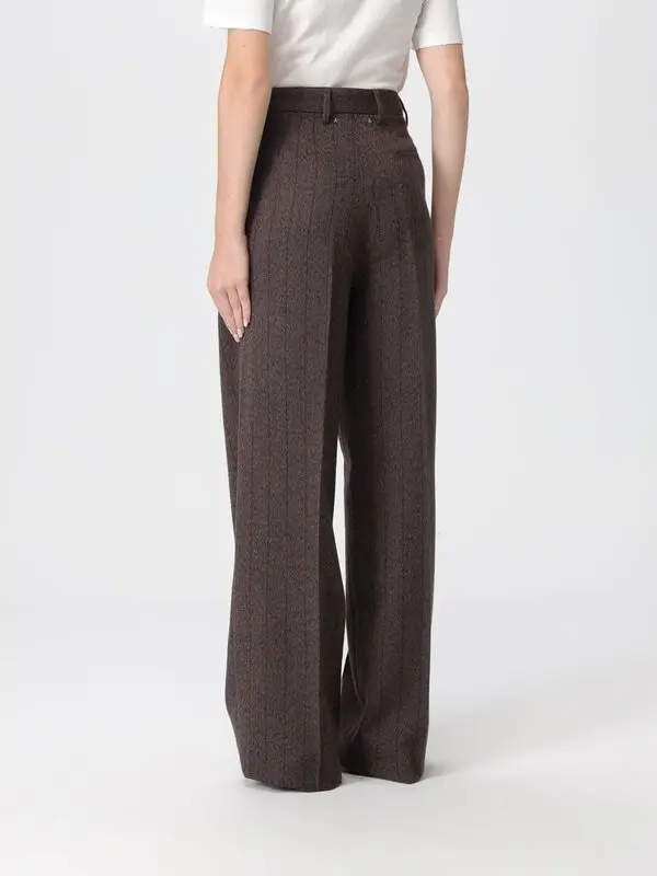 GOLDEN GOOSE Wide Leg Pants - Brown