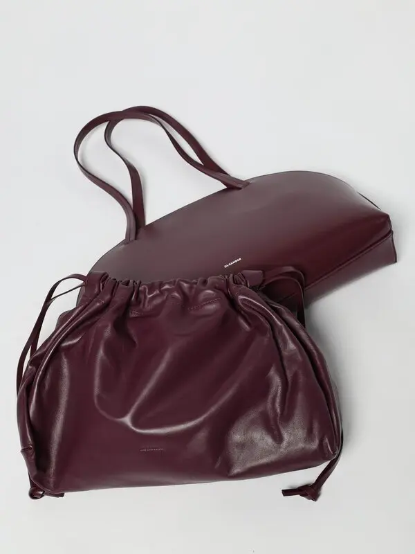 JIL SANDER Leather Shoulder Bag - Pink