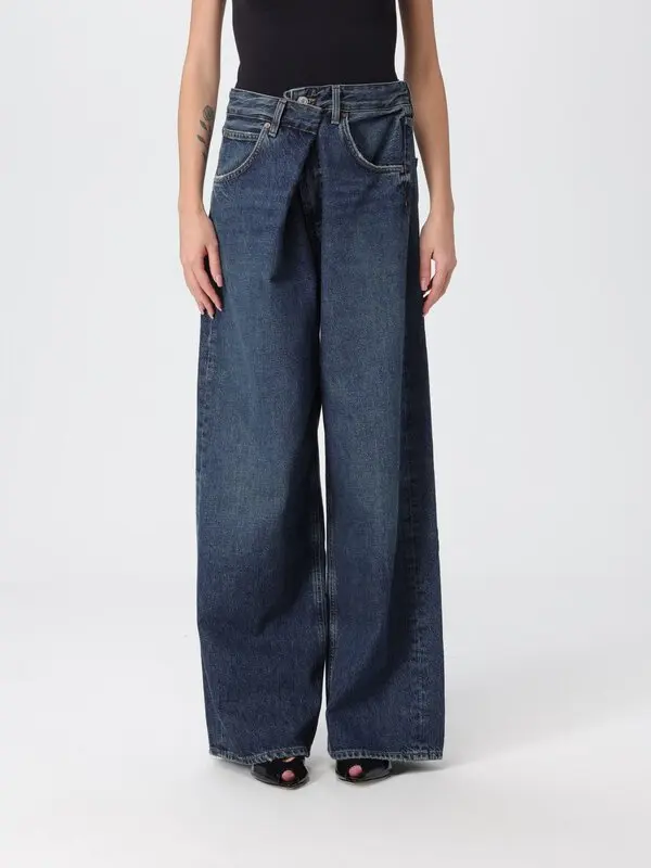AGOLDE Wide Leg Jeans - Blue
