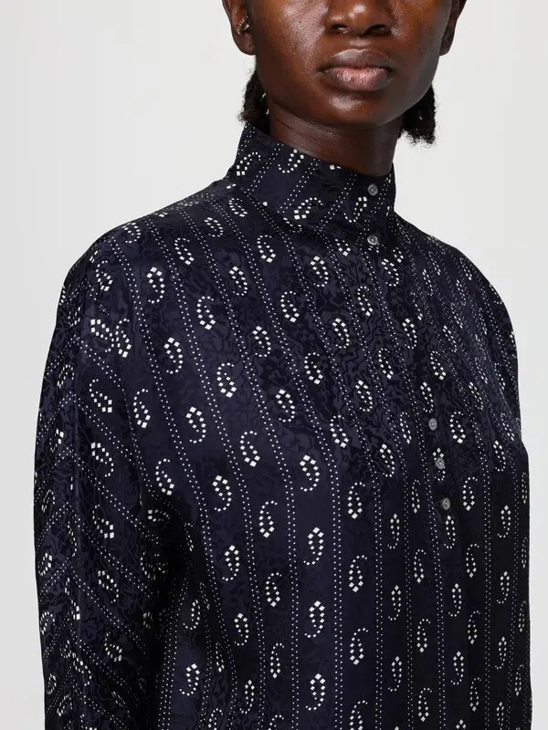 Tory Burch Printed Shirt - Blue