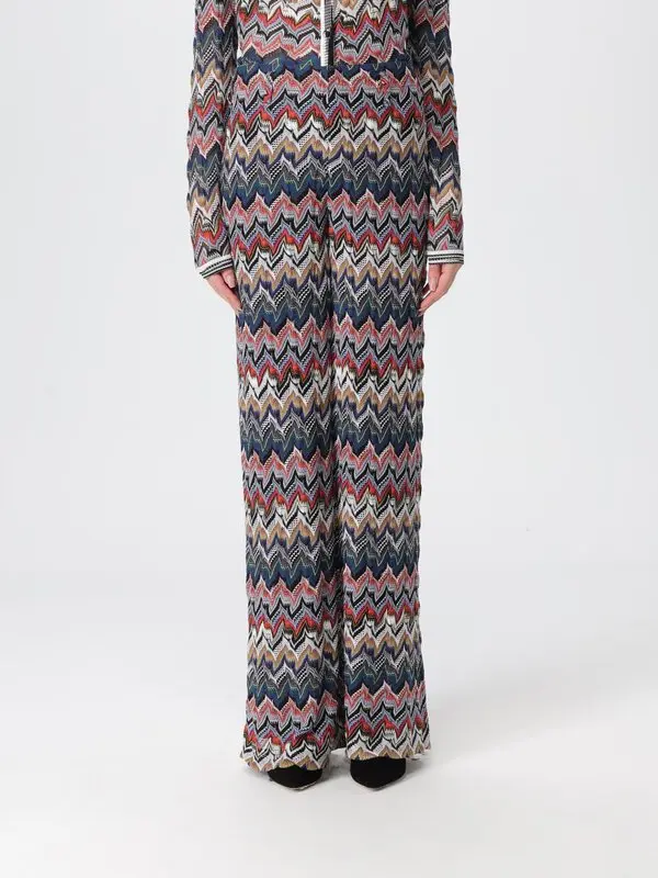 Missoni Zigzag Knit Wide-leg Trousers