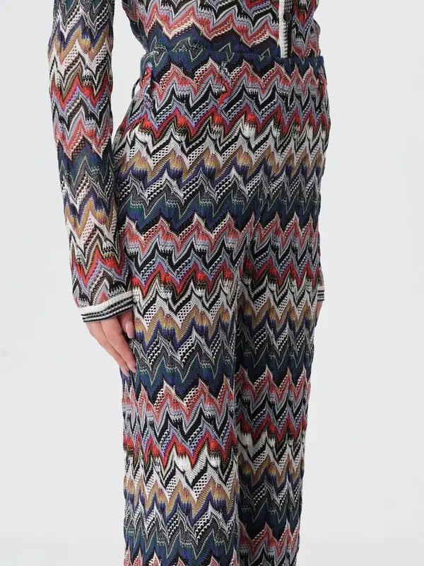 Missoni Zigzag Knit Wide-leg Trousers