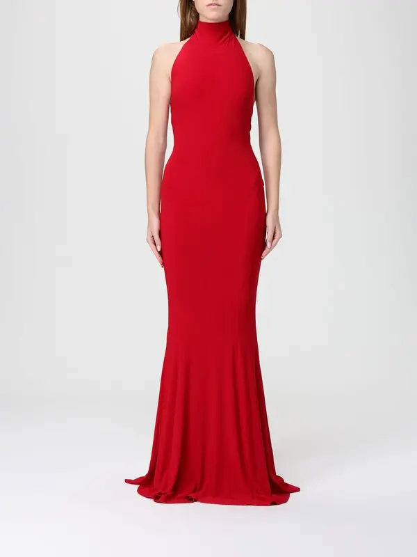 Norma Kamali Maxi Gown - Red