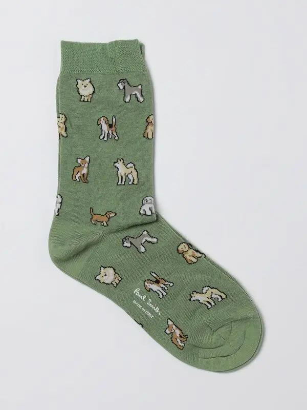 Paul Smith Patterned Socks - Green