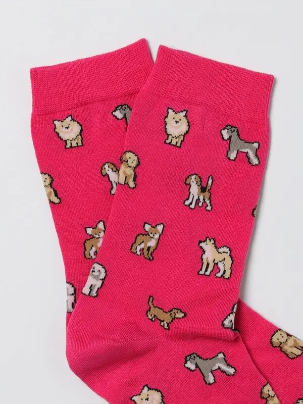 Paul Smith Dog Print Crew Socks