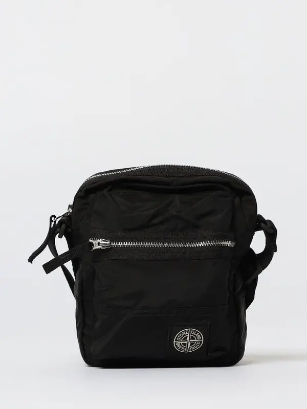 Stone Island Shoulder Bag - Black