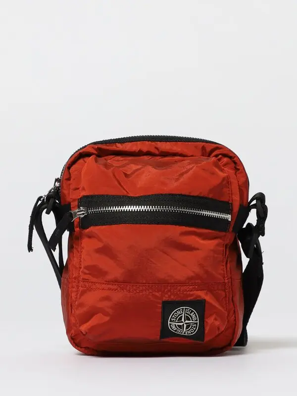 Stone Island Shoulder Bag - Burgundy