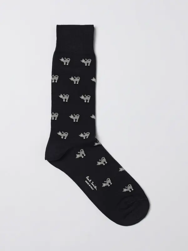 Paul Smith Patterned Socks - Blue