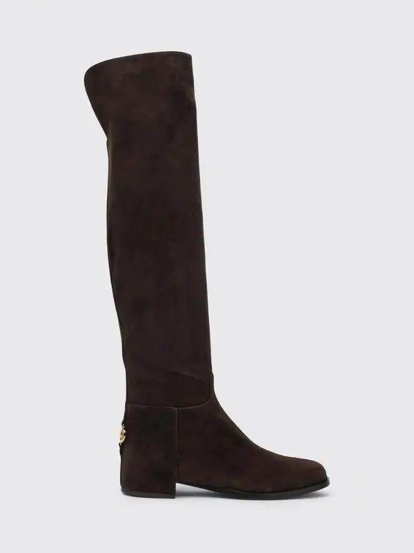 Dolce & Gabbana Over The Knee Boots - Brown