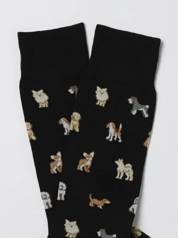 Paul Smith Printed Socks - Black