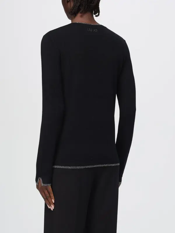 Liu Jo Long Sleeve Sweater - Black