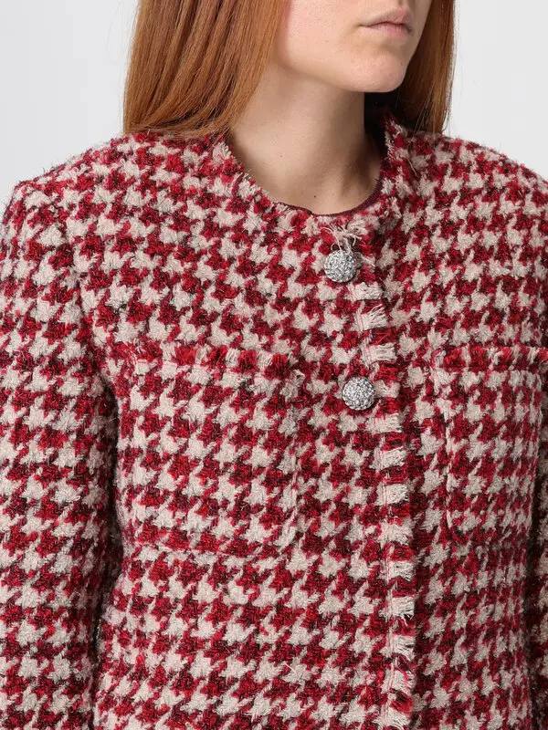 Liu Jo Houndstooth Cropped Jacket