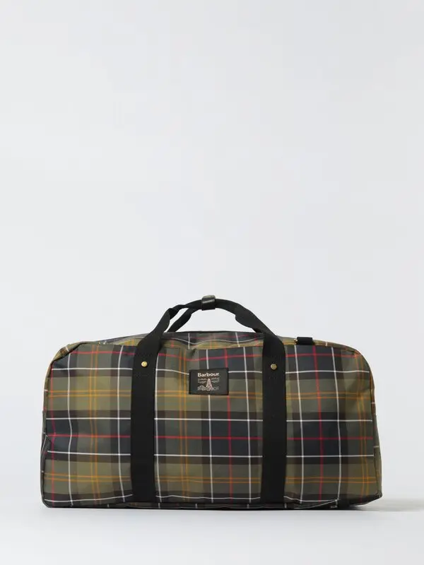 Barbour Tartan Travel Bag - Green
