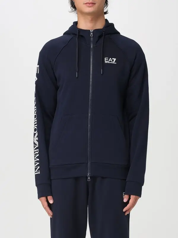 EA7 Full Zip Sweatshirt - Blue