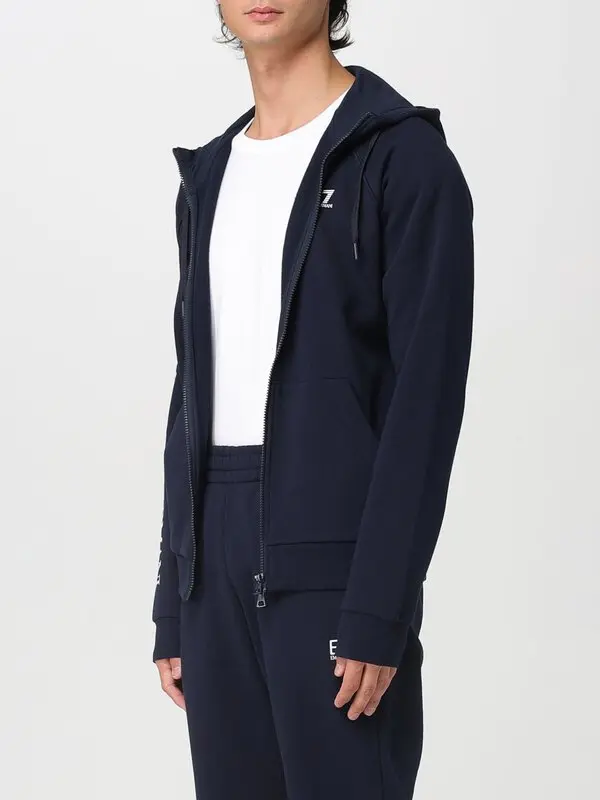 EA7 Full Zip Sweatshirt - Blue