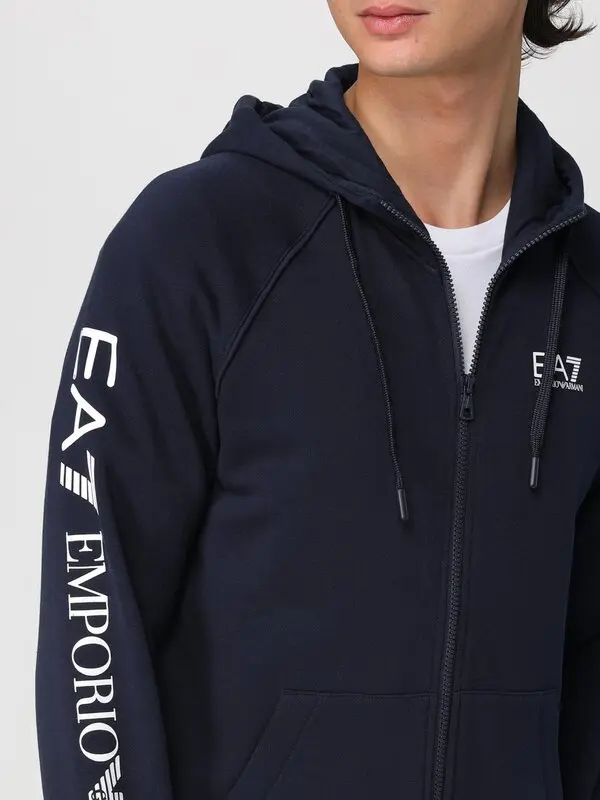 EA7 Full Zip Sweatshirt - Blue