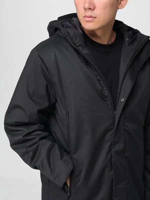 EA7 Long Hooded Coat
