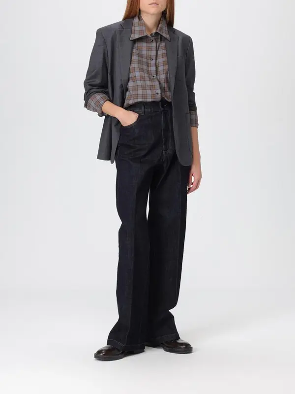 Barena Venezia Wide-leg Denim Trousers
