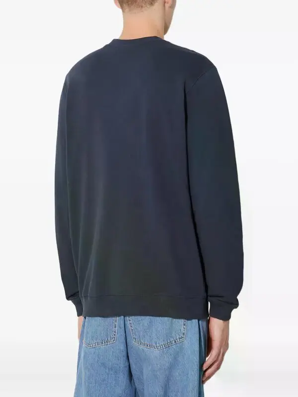 Fjallraven Logo-patch Crew-neck Sweatshirt - Blue