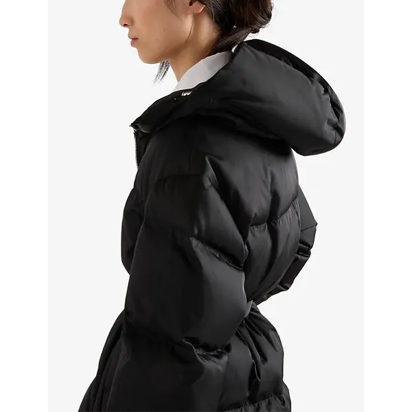 Prada Re-nylon Hooded Shell-down Puffer Jacket