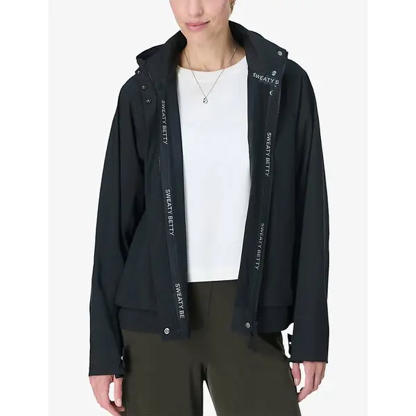 Sweaty Betty Motion Waterproof Cropped Woven Parka Jacket