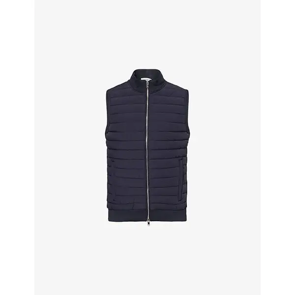 ARNE Hybrid Quilted Stretch-woven Gilet