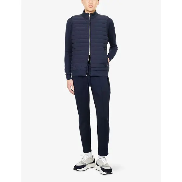 ARNE Hybrid Quilted Stretch-woven Gilet