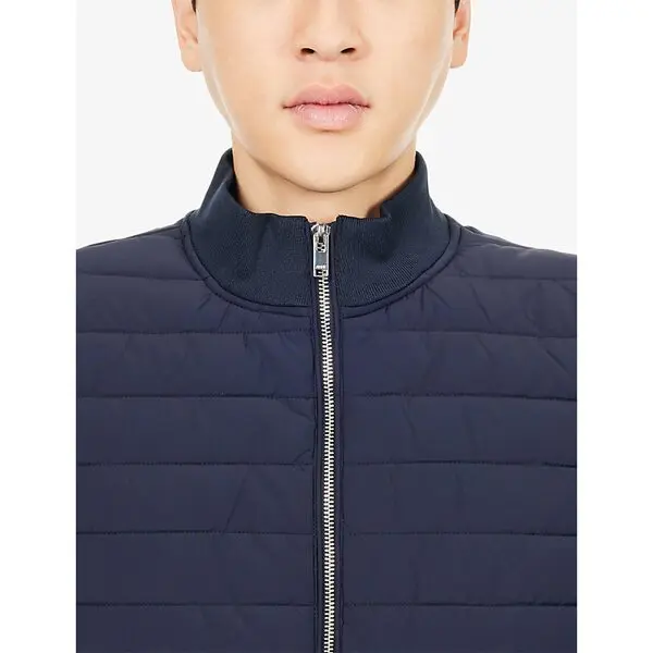 ARNE Hybrid Quilted Stretch-woven Gilet