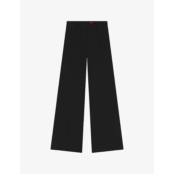 Hugo Mid-rise Wide-leg Trousers