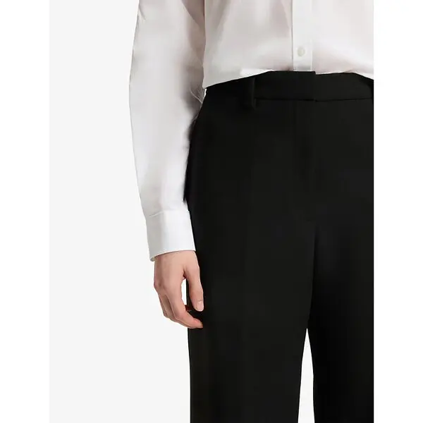 Hugo Mid-rise Wide-leg Trousers