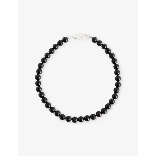 Lié Studio The Mary Carnelian Necklace - Black Onyx
