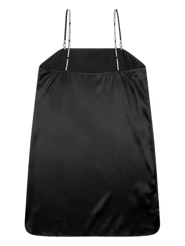 Chrome Hearts A La Mode Silk Mini Dress - Black | Editorialist