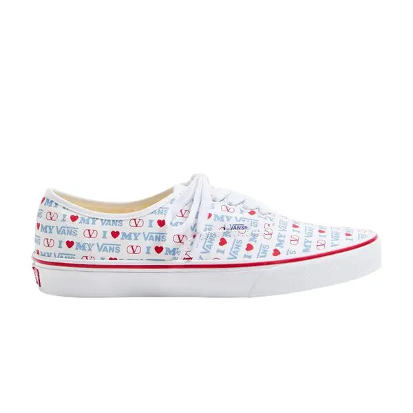 VANS Valentino Garavani X Authentic 'love' Sneakers - White