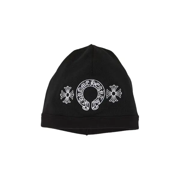 Chrome Hearts Biker Thermal Horseshoe Beanie - Black