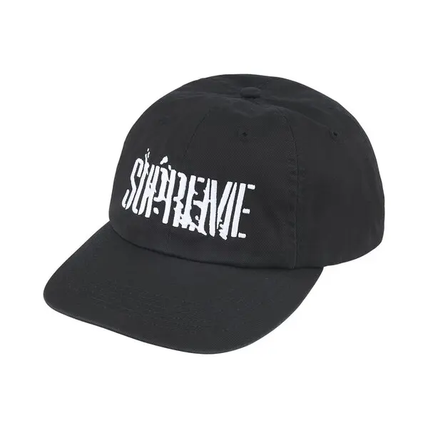 Supreme Splatter 6-panel Cap - Black