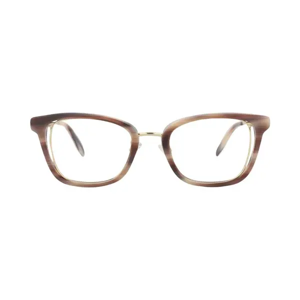 Alexander McQueen Square-frame Acetate Optical Frames - Multicolor